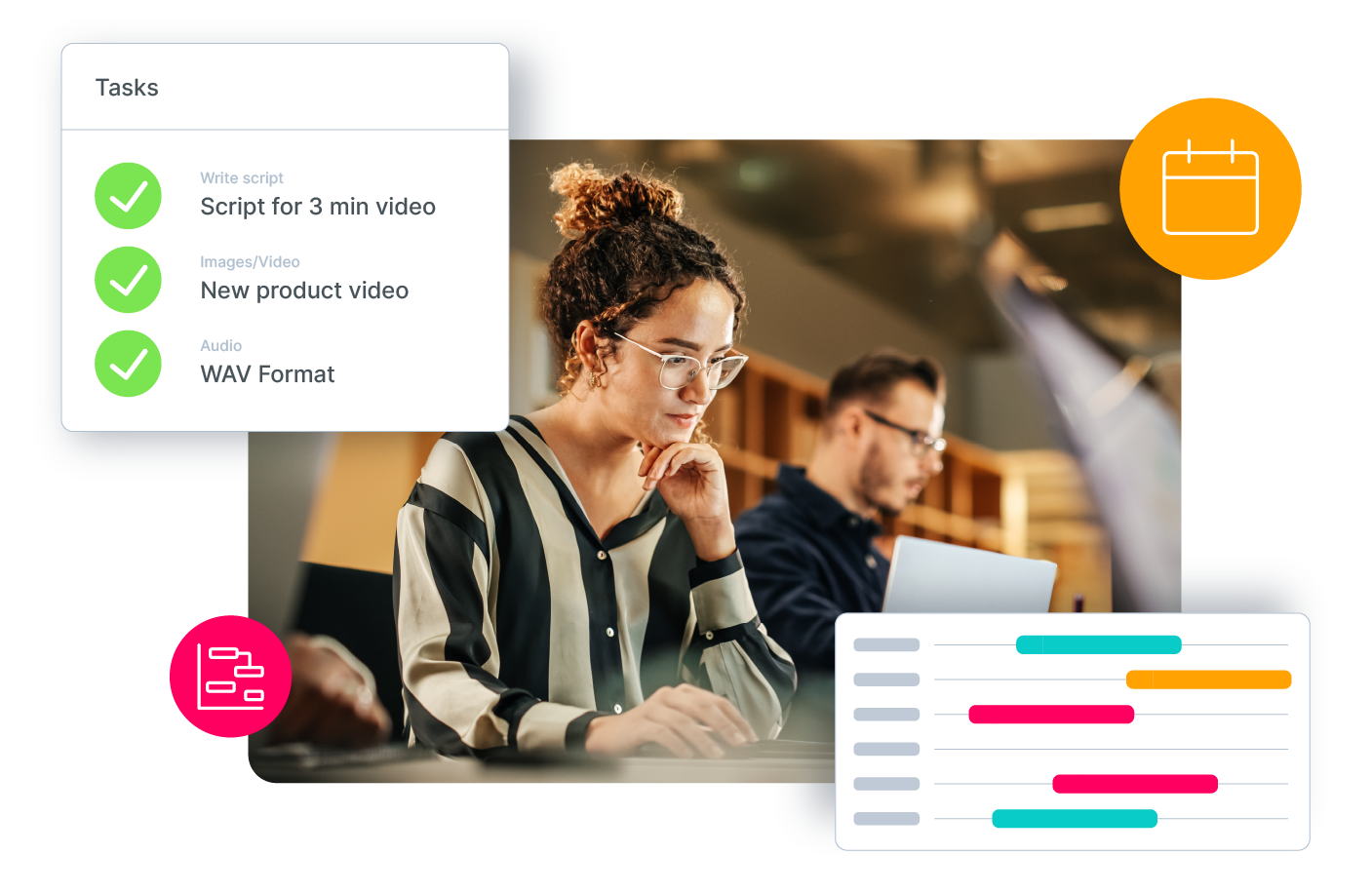Orange Workflows Project Management Software | DAM